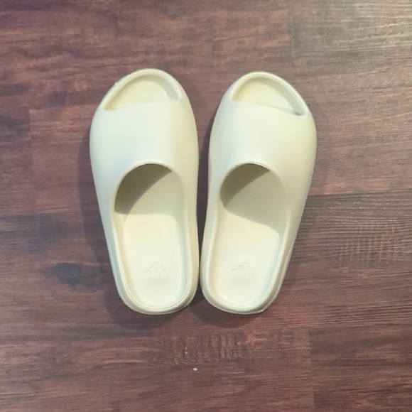 adidas | Shoes | Adidas Cream Slide Sandals | Poshmark